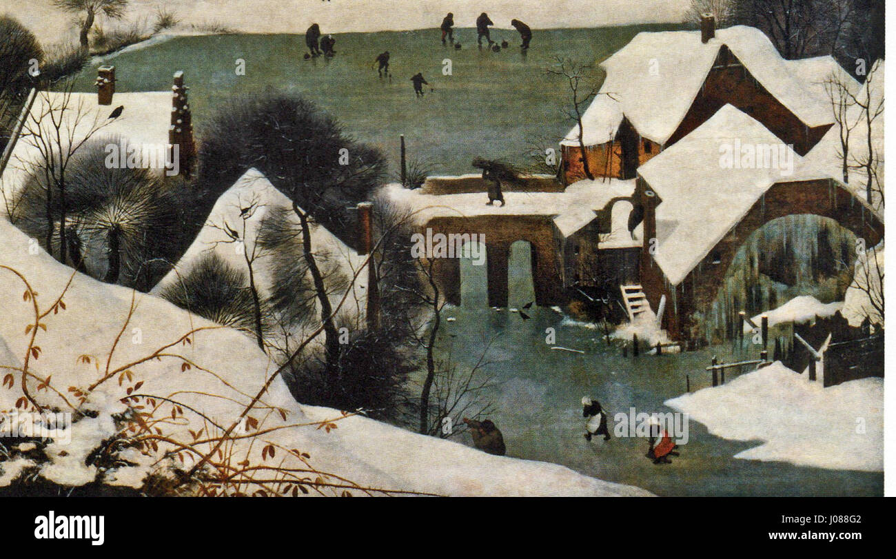 ‘Jäger im Schnee’ (Hunter in the Snow) depicts a hunter and a dog ...