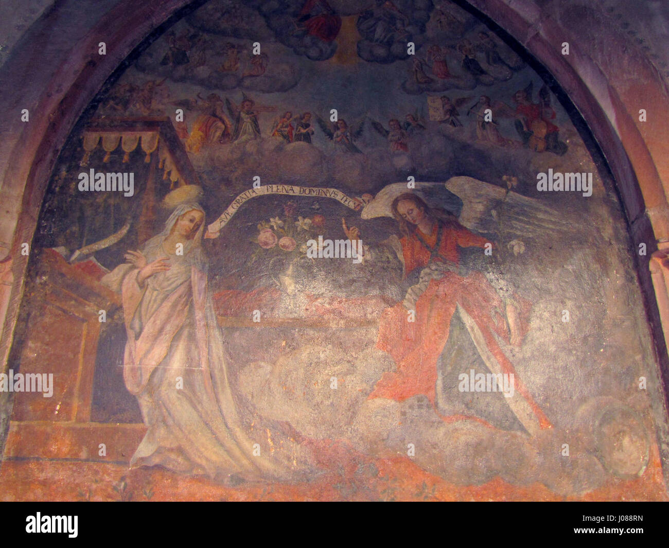 The painting 'Saverne CouventR‚collets 30' depicts a scene from the ...