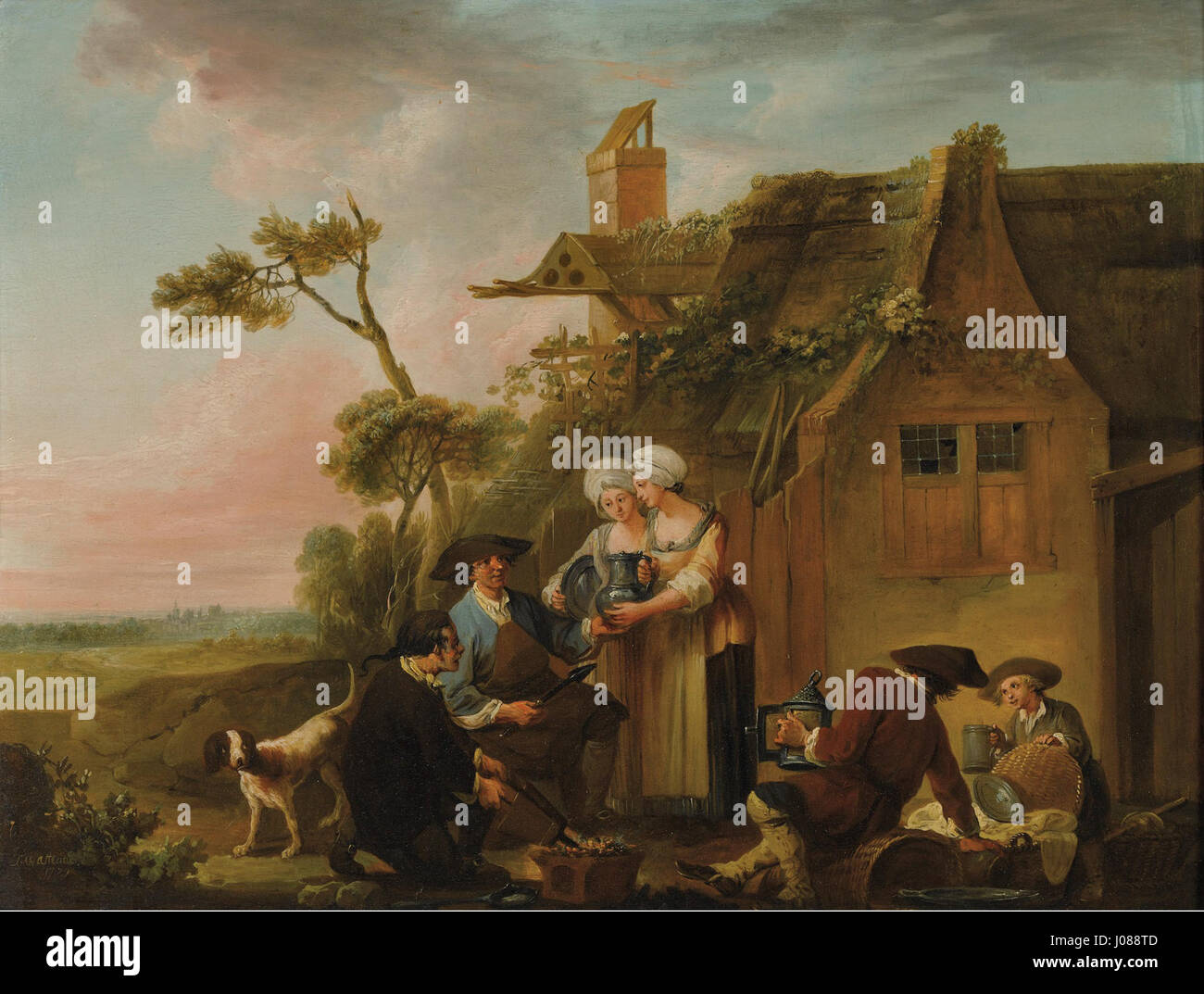 'Le marchand d'étain' (The Tin Merchant) by Louis Joseph Watteau ...
