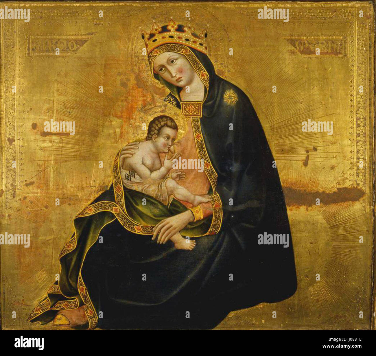 The 'Madonna dell’Umiltà' by Nicolò Semitecolo, a 14th-century Italian ...