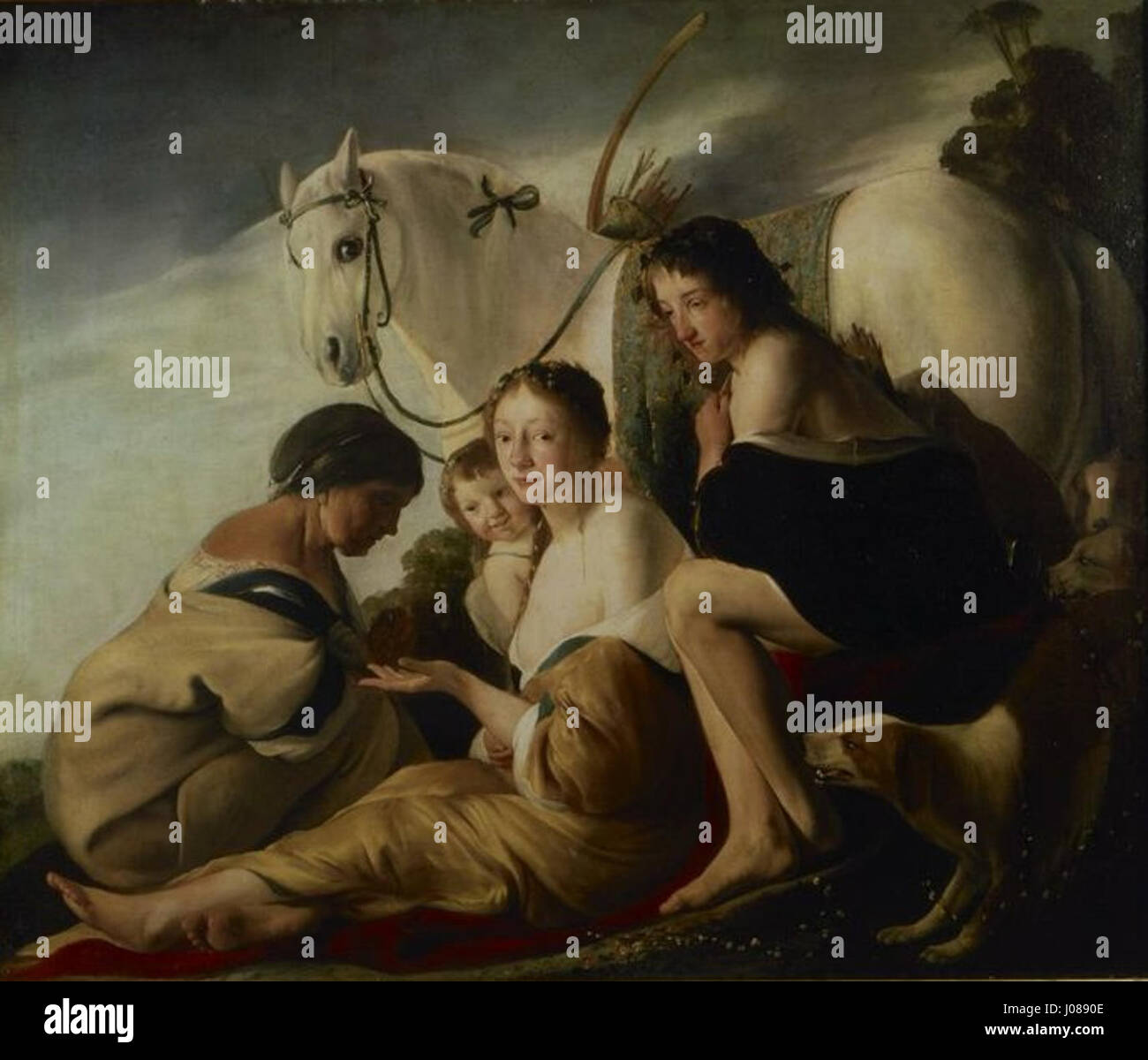'Paulus bor-la joven pagana española' is a depiction of a young Spanish ...