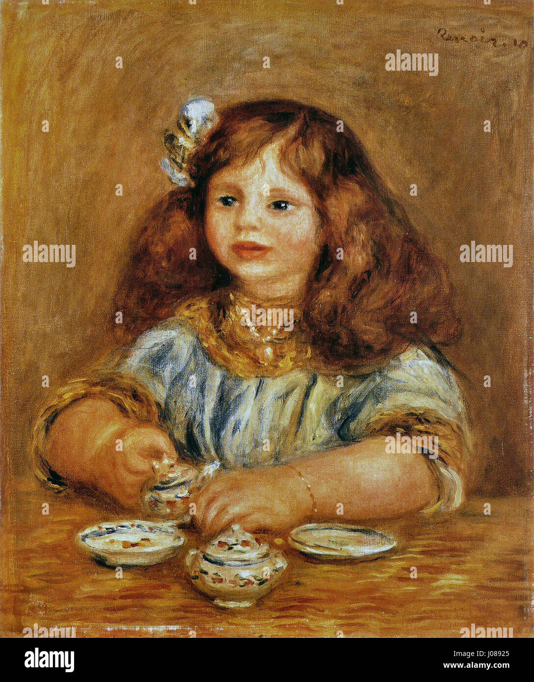 Pierre-Auguste Renoir's portrait of Geneviève Bernheim de Villers ...