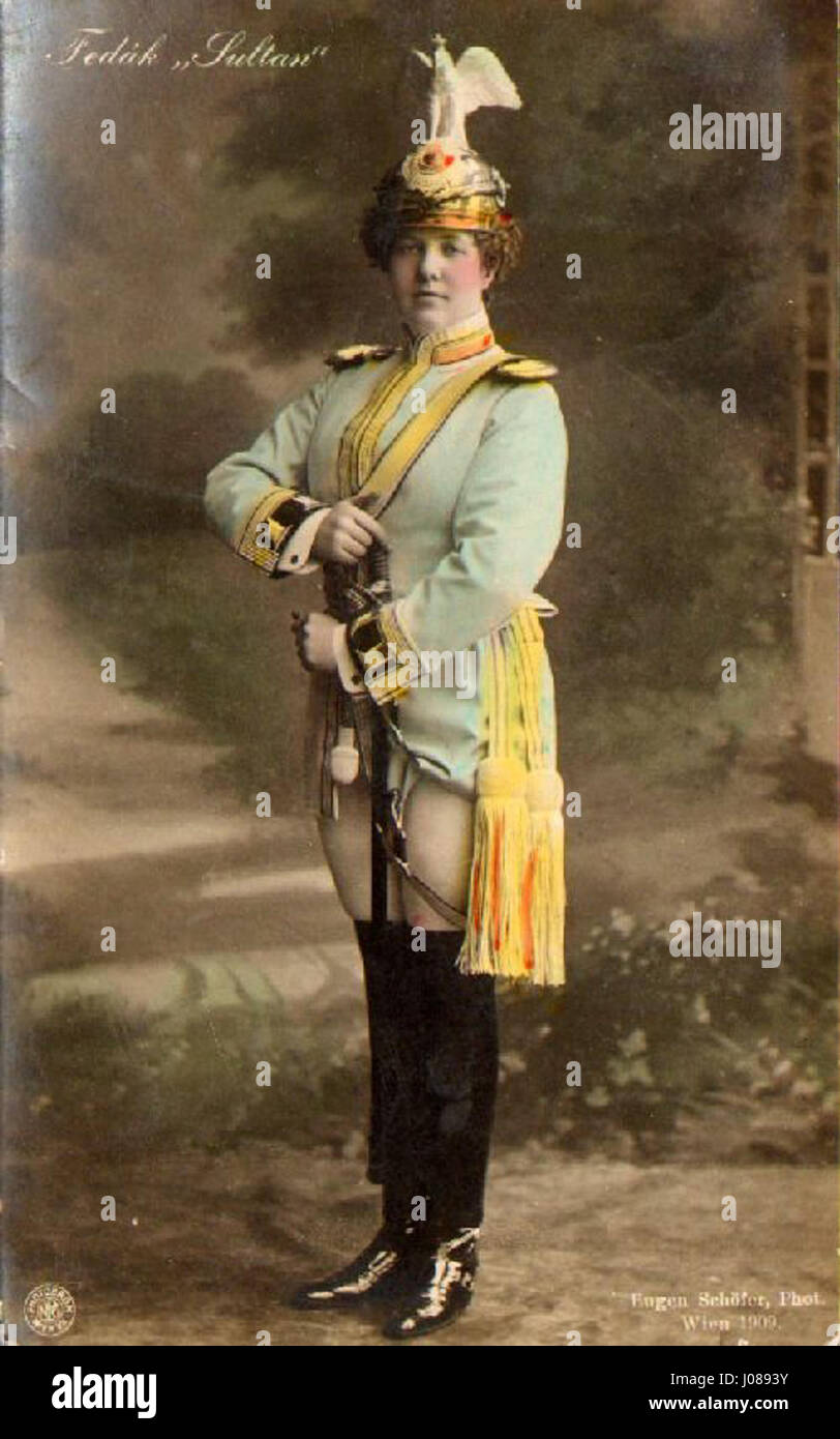 Schöfer Portrait of Sári Fedák 1909 Stock Photo - Alamy