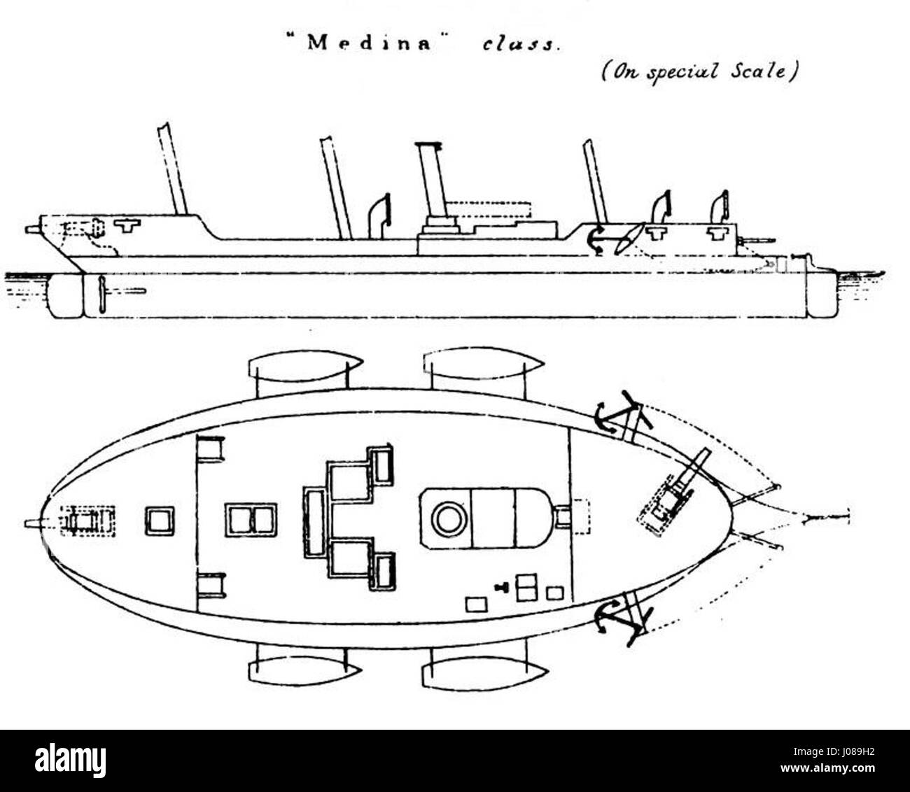 The Medina-class gunboat, designed by Brassey, represents an important ...