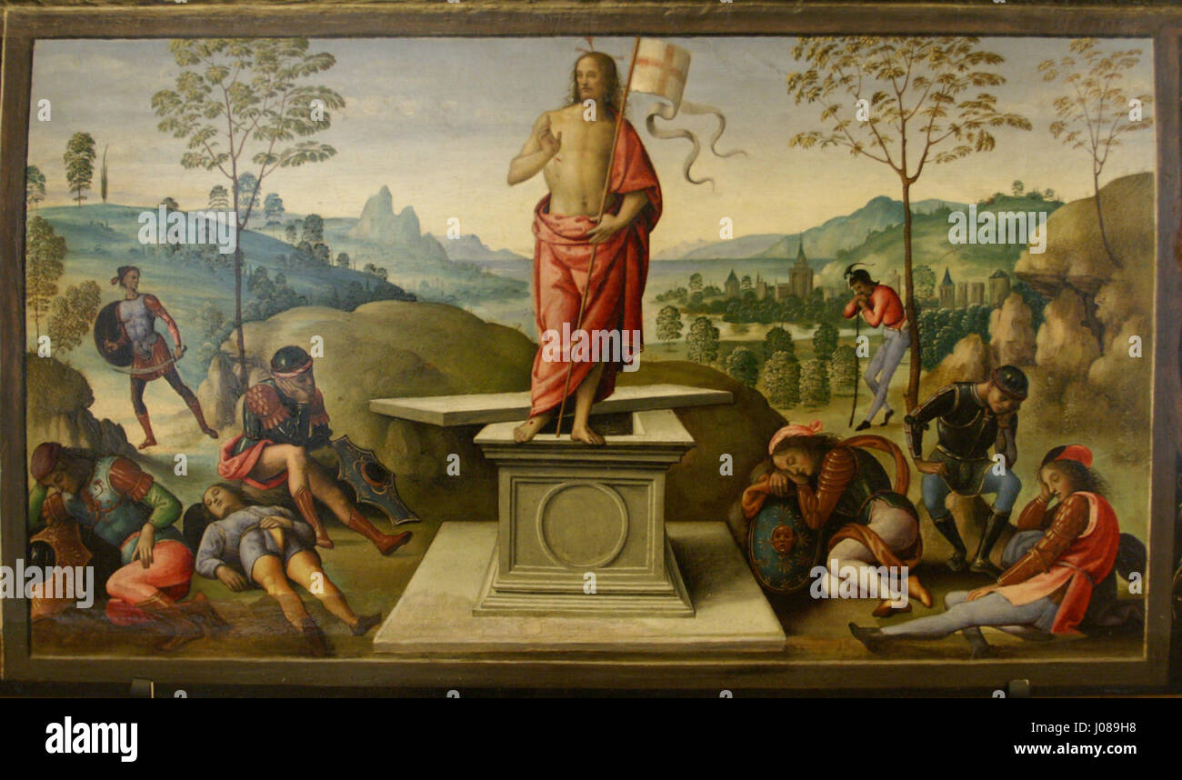 A painting by the Italian Renaissance artist Perugino, titled 'La ...