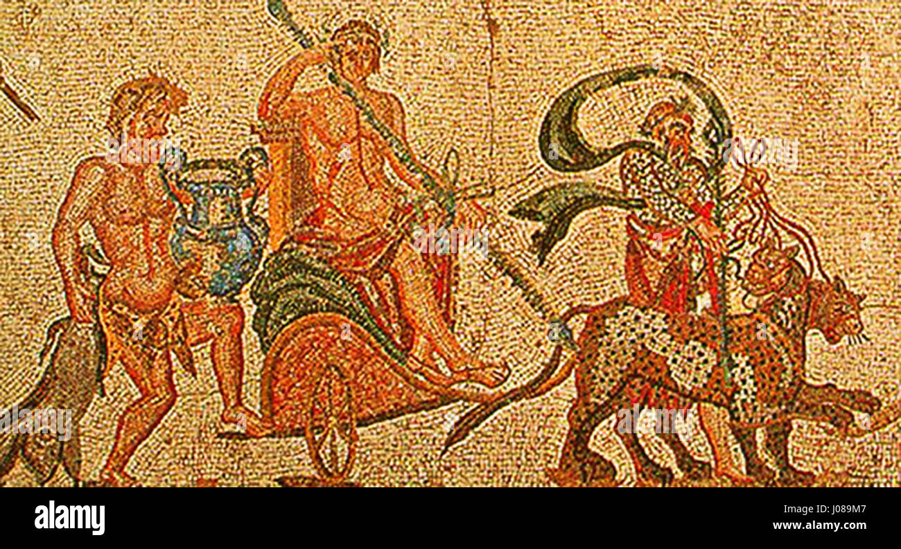 The 'Triomphe de Dionysos' (Triumph of Dionysus) is a depiction of the ...