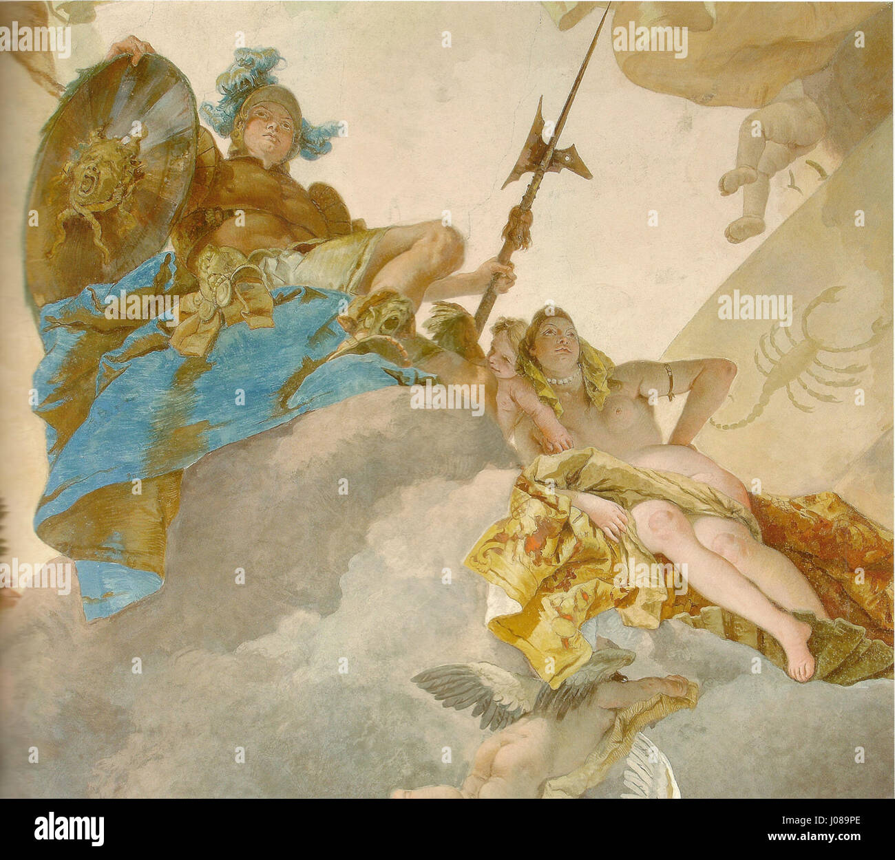 Giovanni Tiepolo’s ceiling fresco in the stairwell of the Würzburg ...