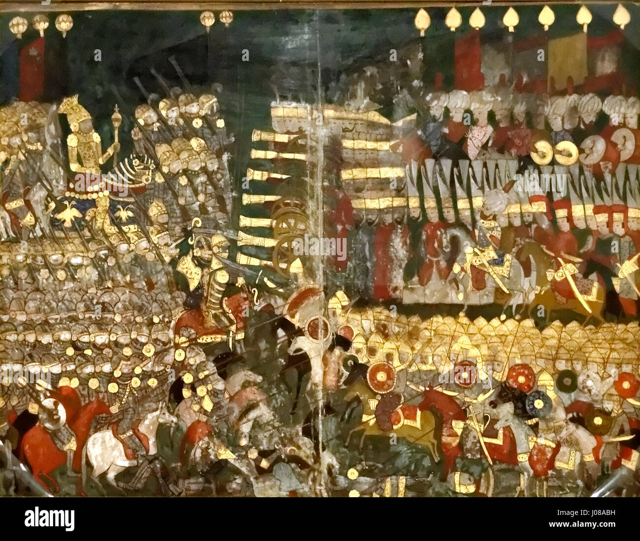 Battle of Mohács, Turkish miniature Stock Photo - Alamy