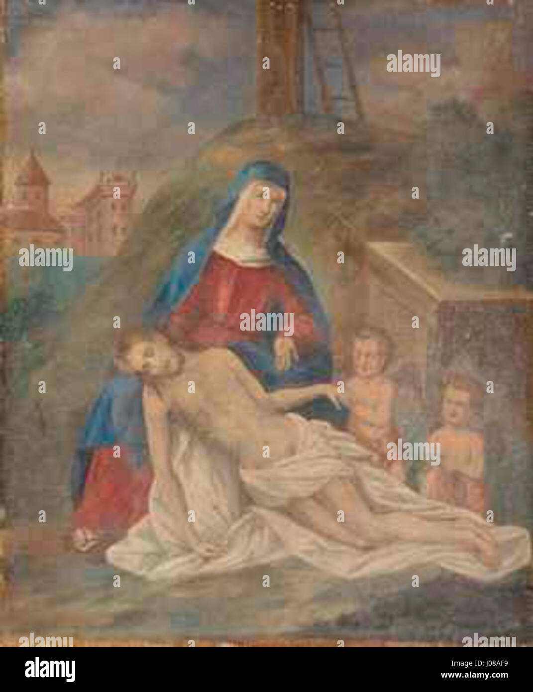 Showing pieta virgin mary holding christ hi-res stock photography and images - Alamy
