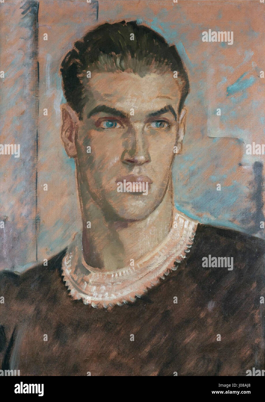 The portrait of André Eglevsky, created by Glyn Philpot, highlights the ...