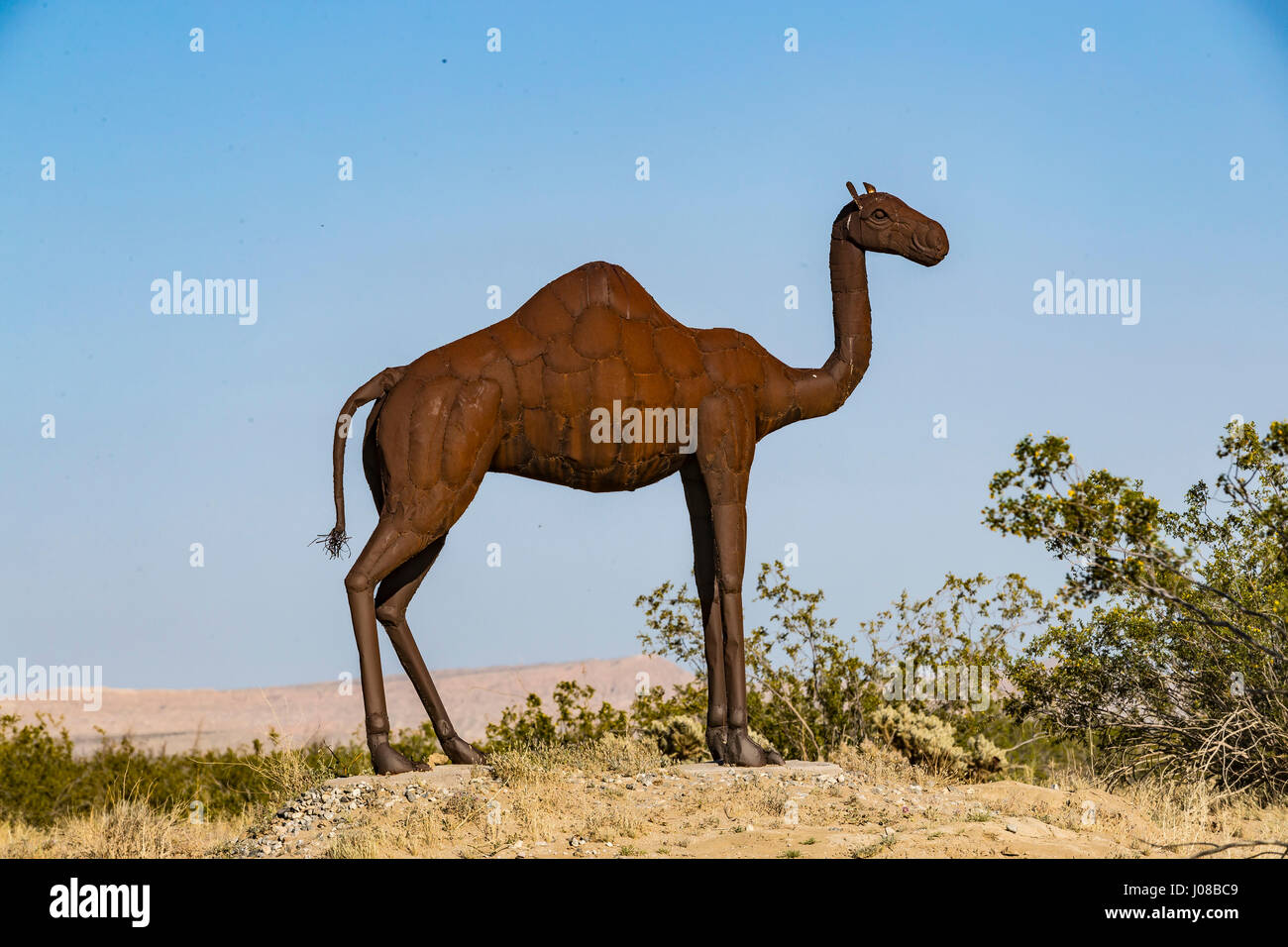 Ricardo Breceda Galeta Meadows Sky Art steel sculptures Stock Photo - Alamy