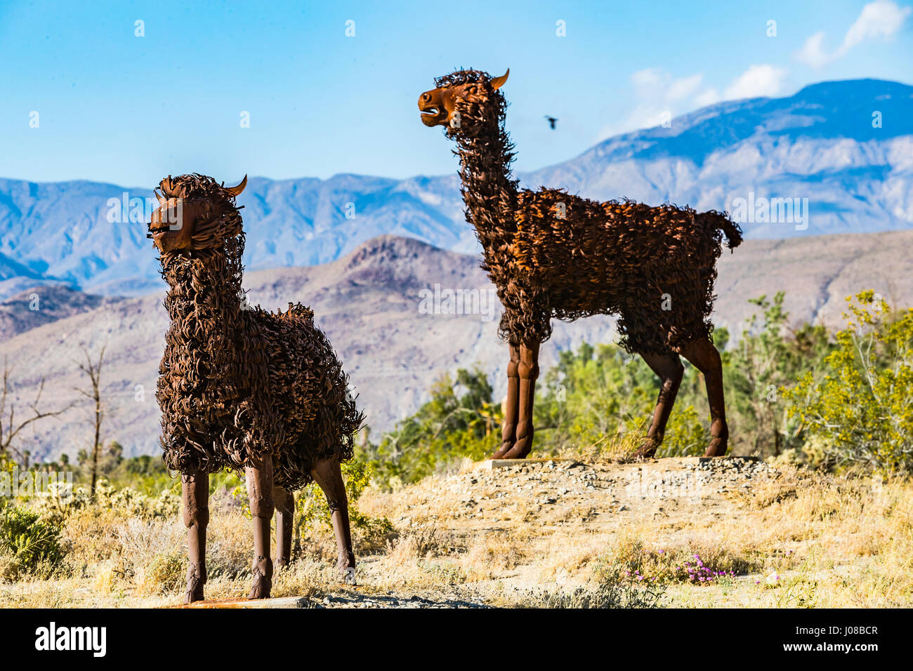 Ricardo Breceda Galeta Meadows Sky Art steel sculptures Stock Photo - Alamy