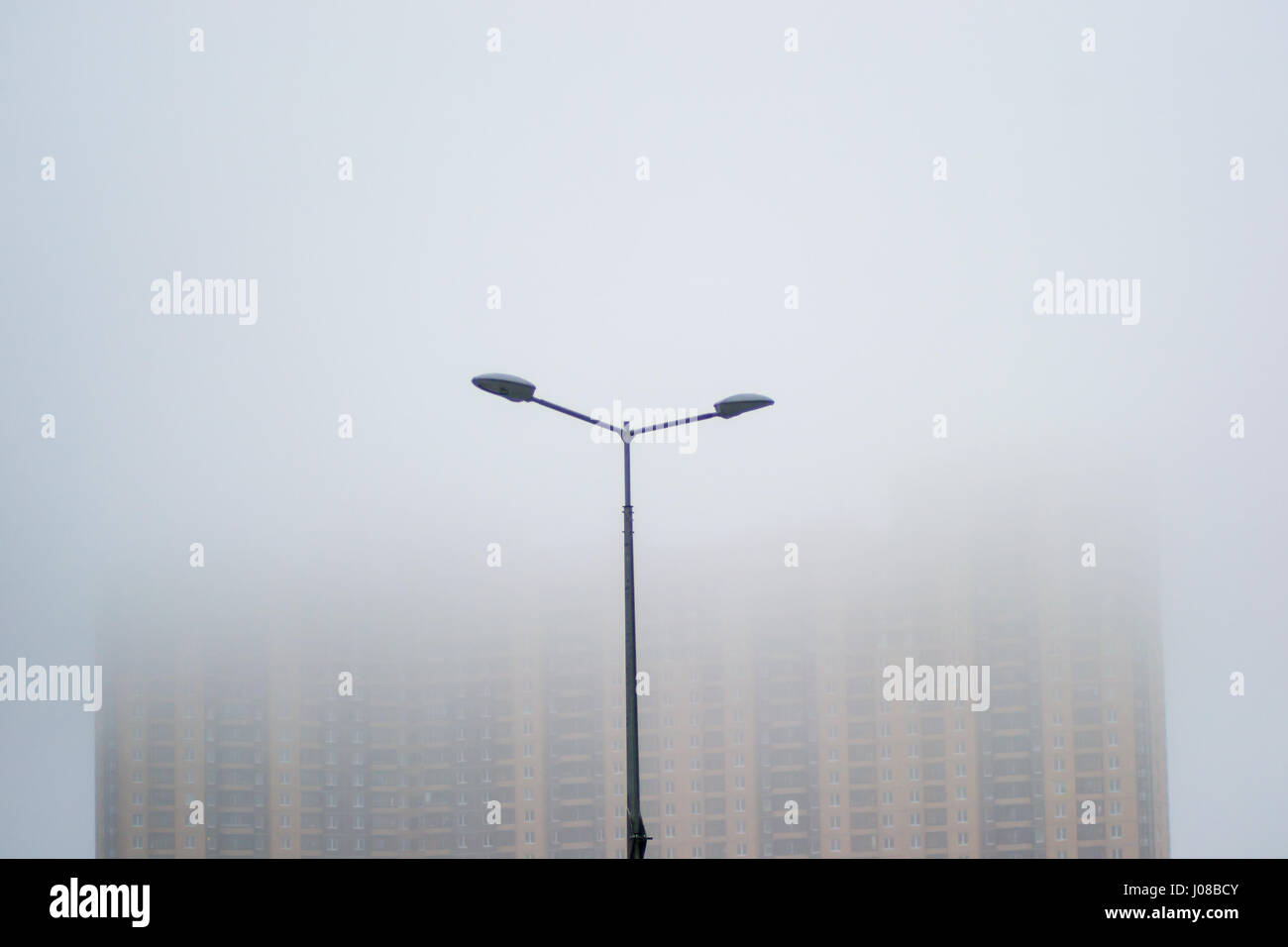 Lantern in mist on building hi-res stock photography and images - Alamy
