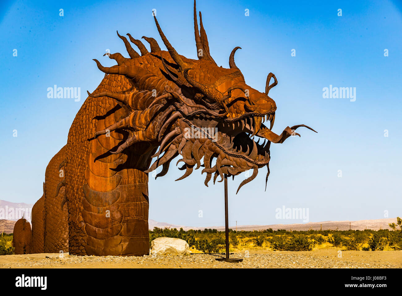 Ricardo Breceda Galeta Meadows Sky Art steel sculptures Stock Photo - Alamy