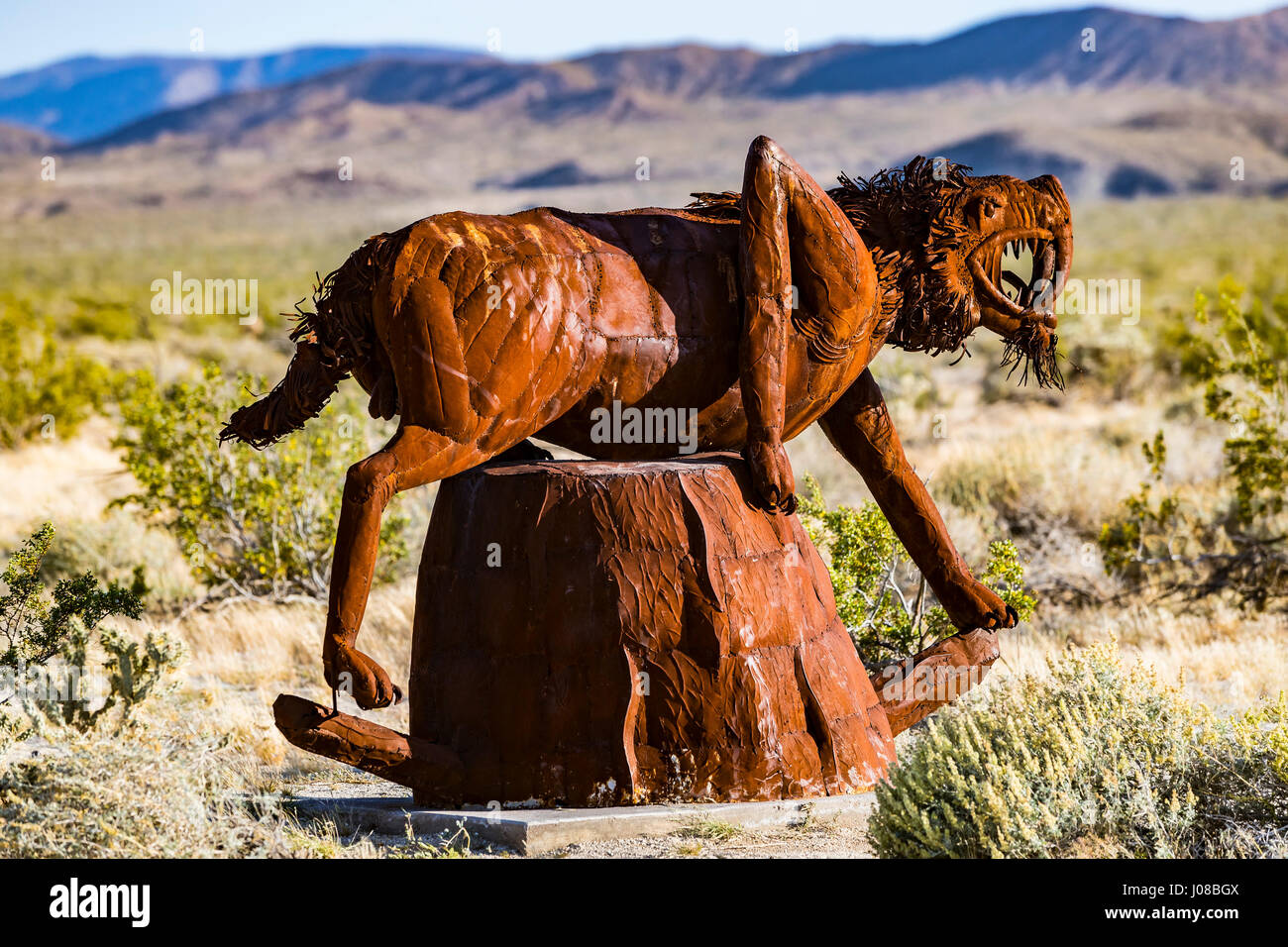 Ricardo Breceda Galeta Meadows Sky Art steel sculptures Stock Photo - Alamy