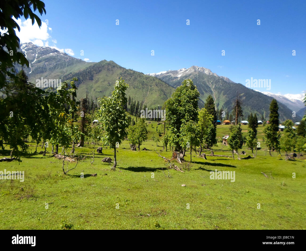Fascinating view of mountains in the Kashmir vallwy Stock Photo - Alamy