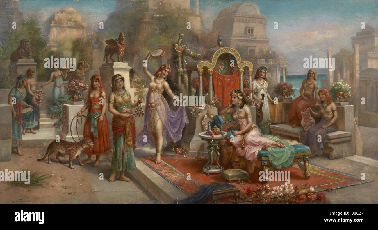 Waldeck Hängende Gärten der Semiramis Stock Photo - Alamy