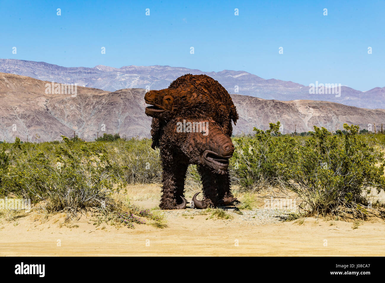 Ricardo Breceda Galeta Meadows Sky Art steel sculptures Stock Photo - Alamy