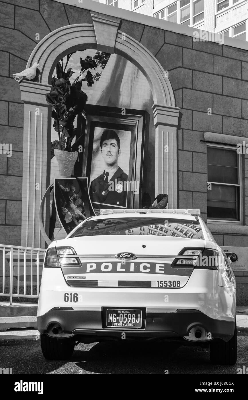 Tribute to Daniel "Danny" Faulkner, mural by Jonathan Laidacker ...