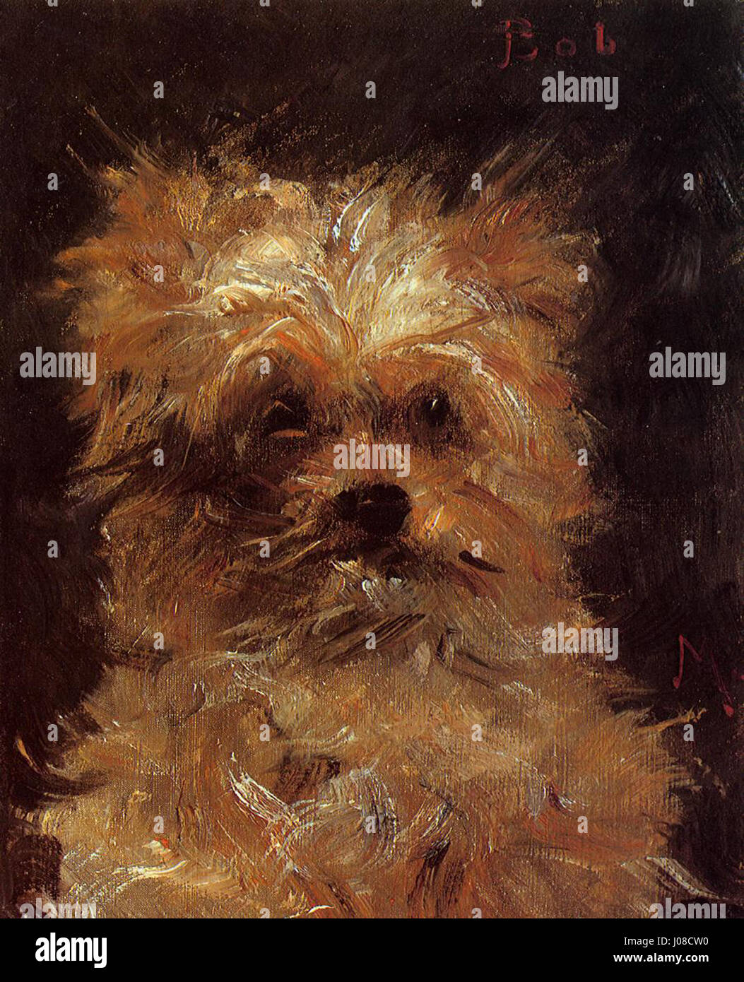 'Bob, Chien Griffon' by Édouard Manet is a portrait of a Griffon dog ...
