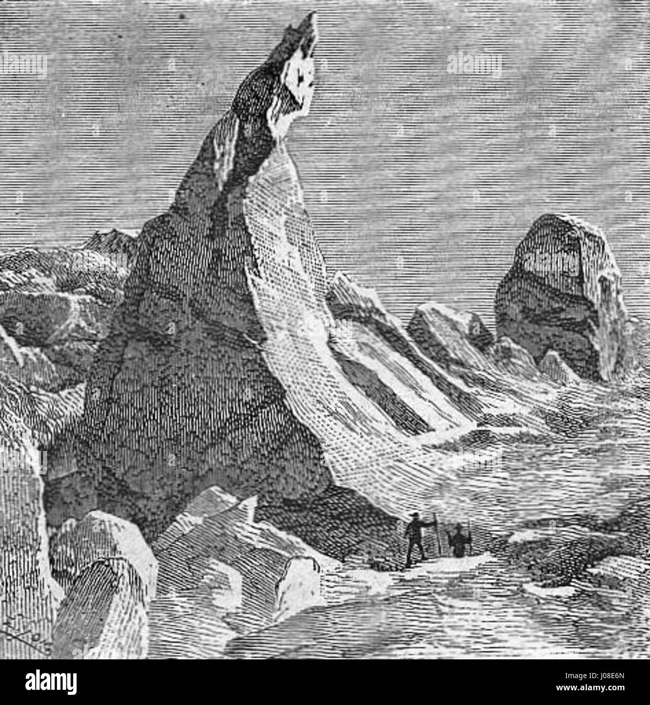 'Quarantième ascension française au Mont Blanc' by Edmond Yon is a ...