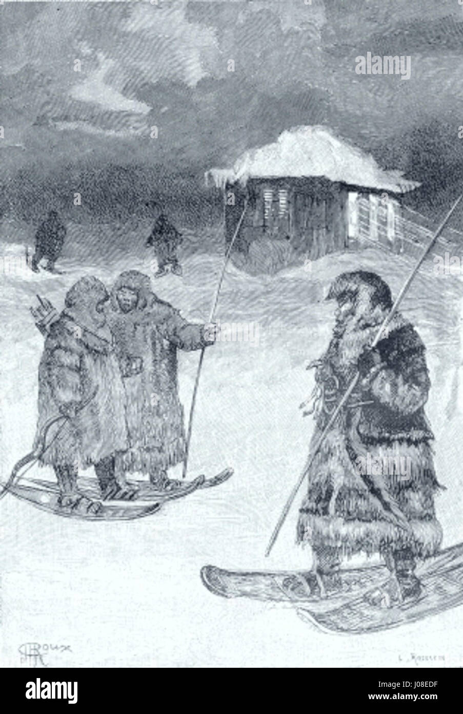 The book 'César Cascabel' by George Roux features illustrations that ...