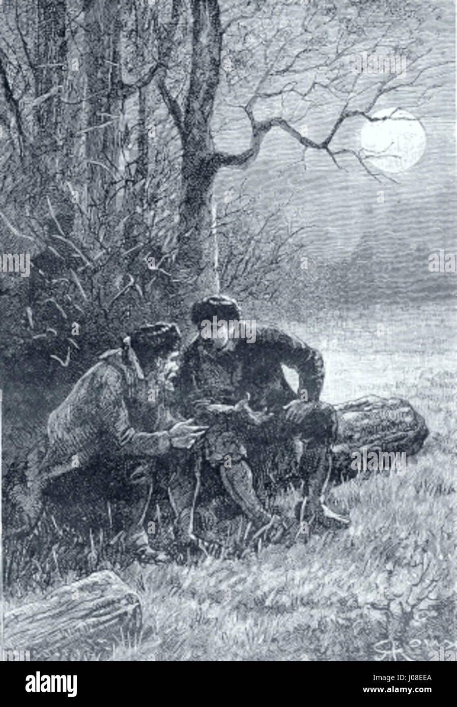 George Roux’s illustration for the book 'César Cascabel' depicts scenes ...