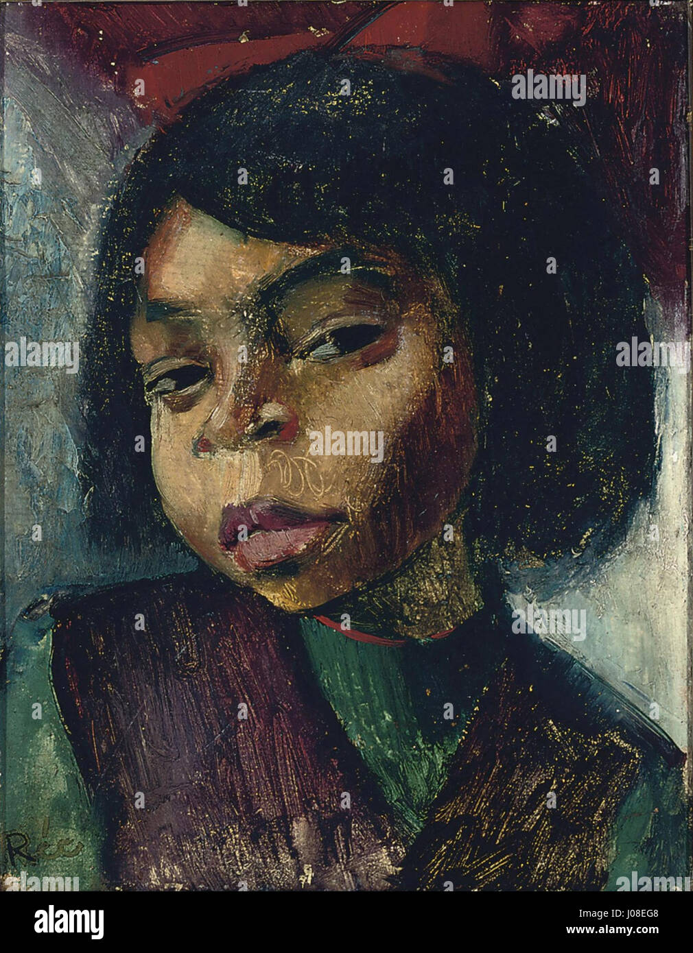 Anita Rée's 'Kopf eines Mädchens' (Head of a Girl) captures the ...