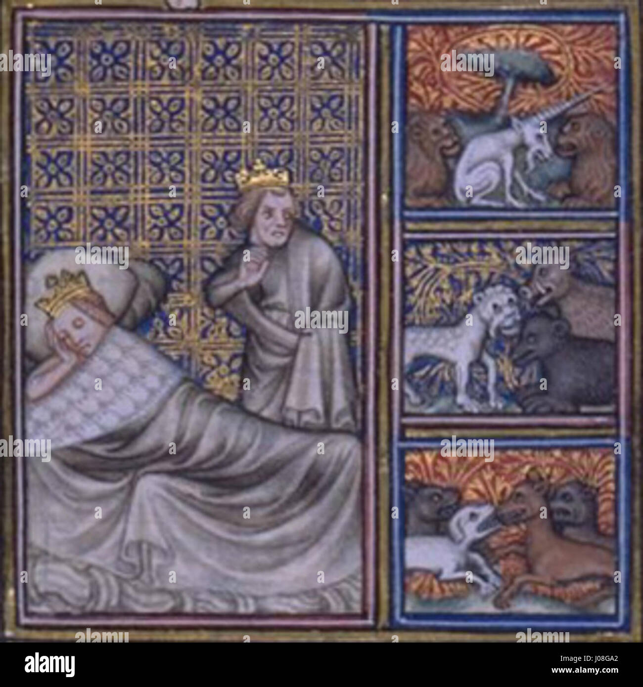 Visions de Childéric Ier Stock Photo - Alamy