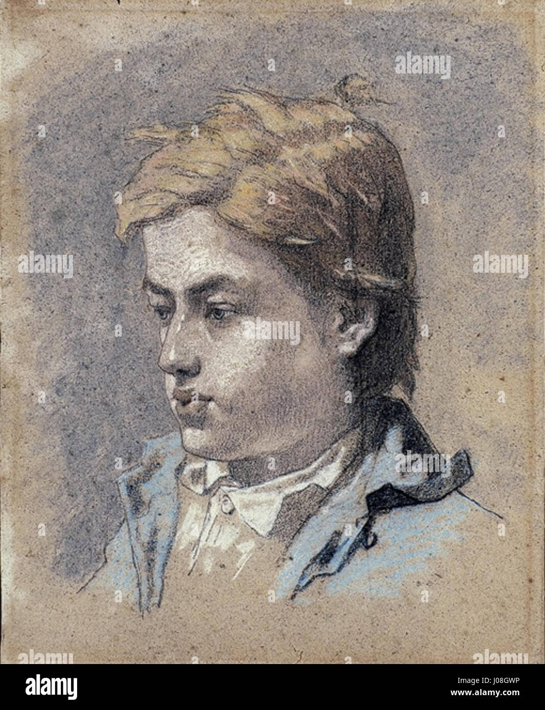 Édouard Manet - Portrait of a Young Man Stock Photo - Alamy
