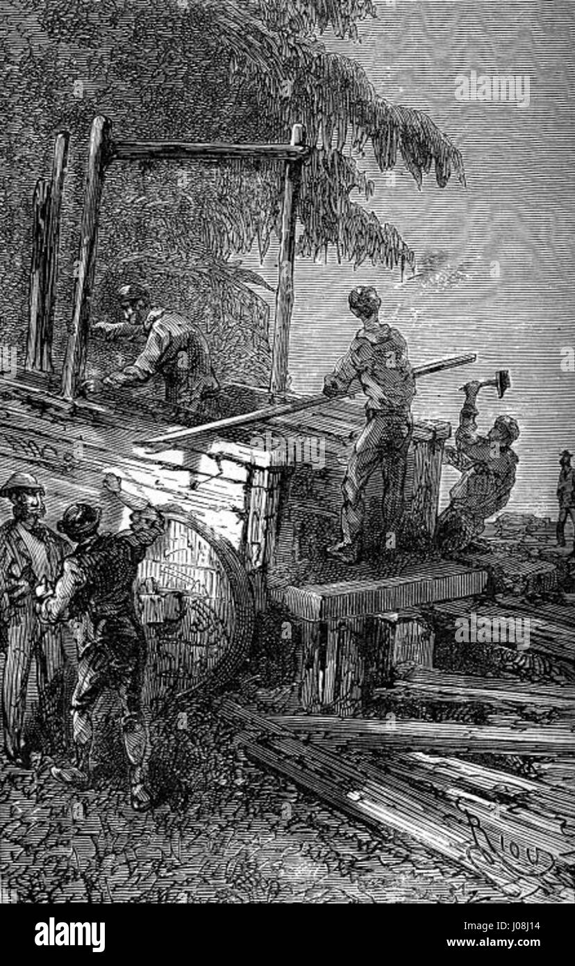 'The Children of Captain Grant' by Édouard Riou is an illustration from ...