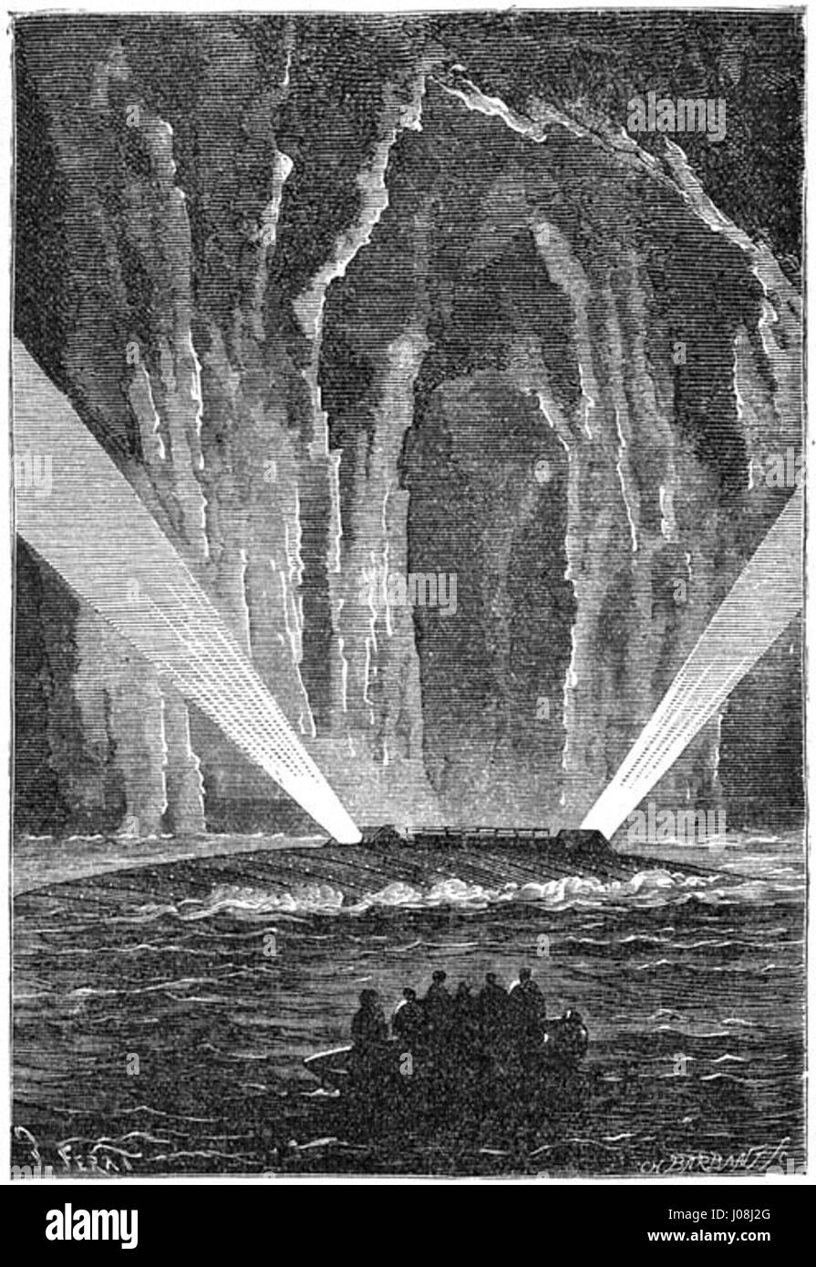 'The Mysterious Island' by Jules Férat is a detailed work of art that ...