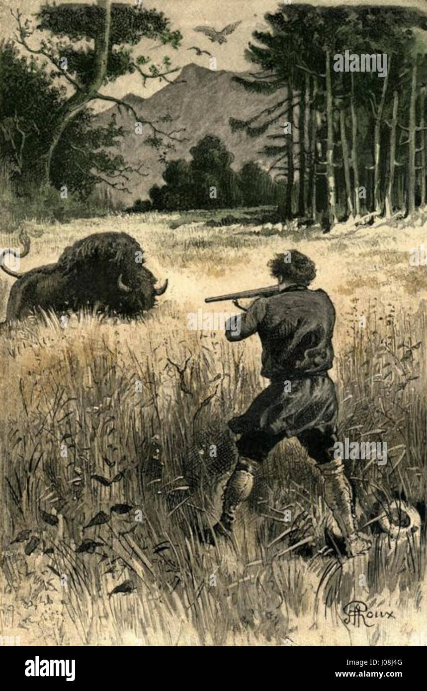 The illustration 'César Cascabel' by George Roux, created in 1834 ...