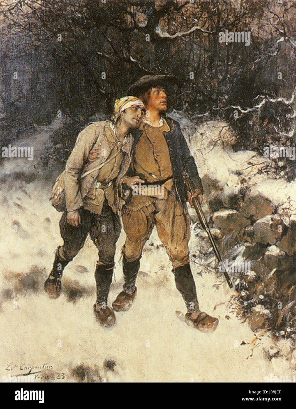 'Après le combat' depicts a scene from the War of Vendée, focusing on ...