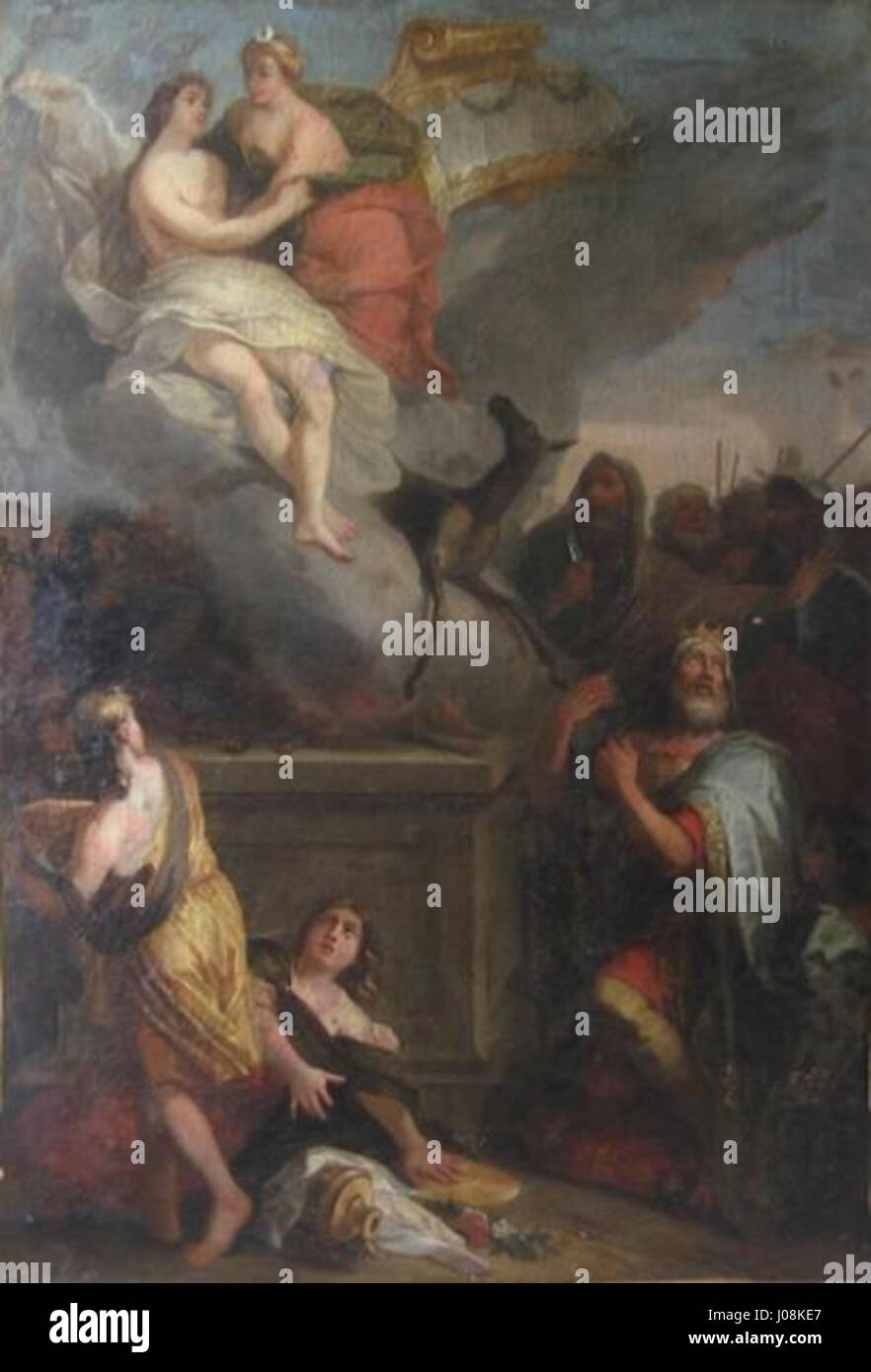 'Le Sacrifice d'Iphigénie' by Desoria depicts the mythological story of ...