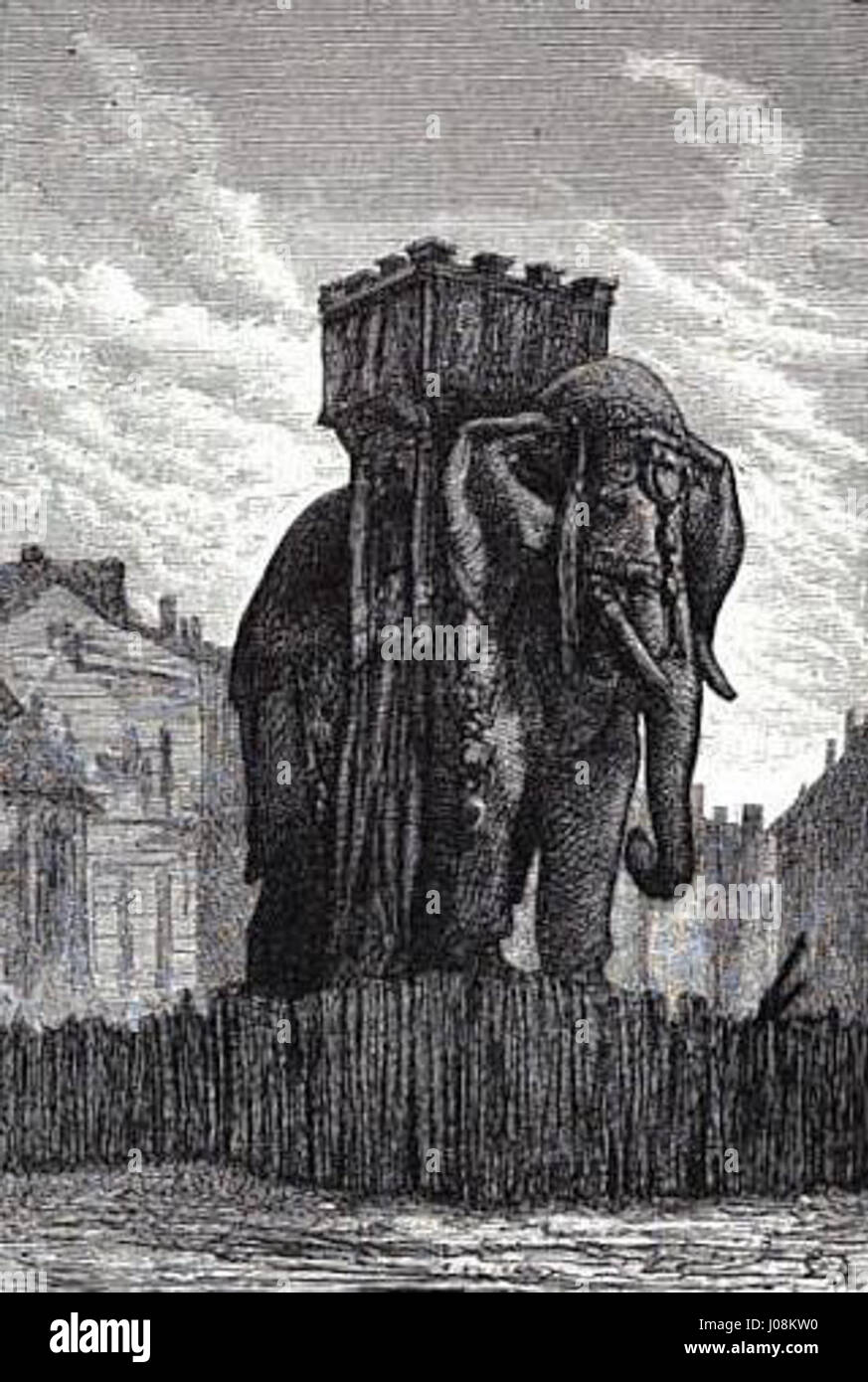 The 'Eléphant Bastille' is an iconic monument from the musical 'Les ...