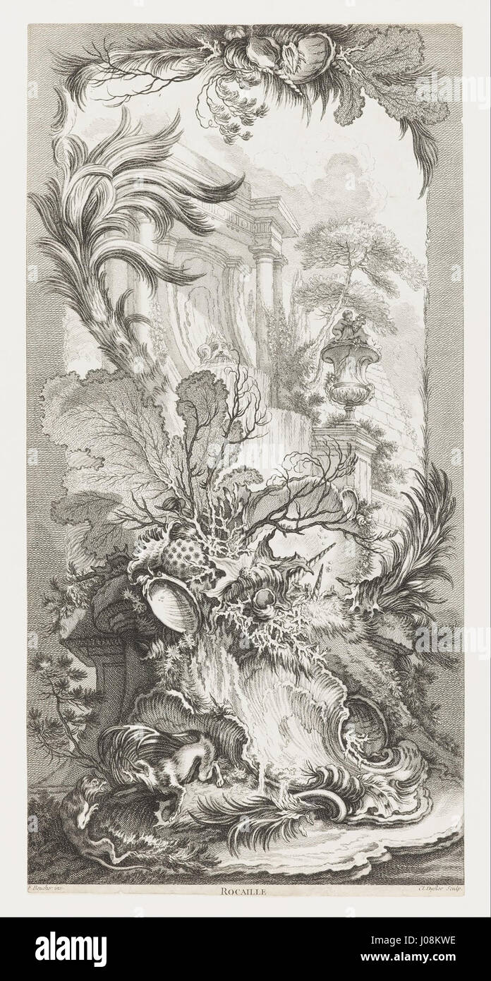 François Boucher’s Rocaille (Rococo Design) was part of a series ...