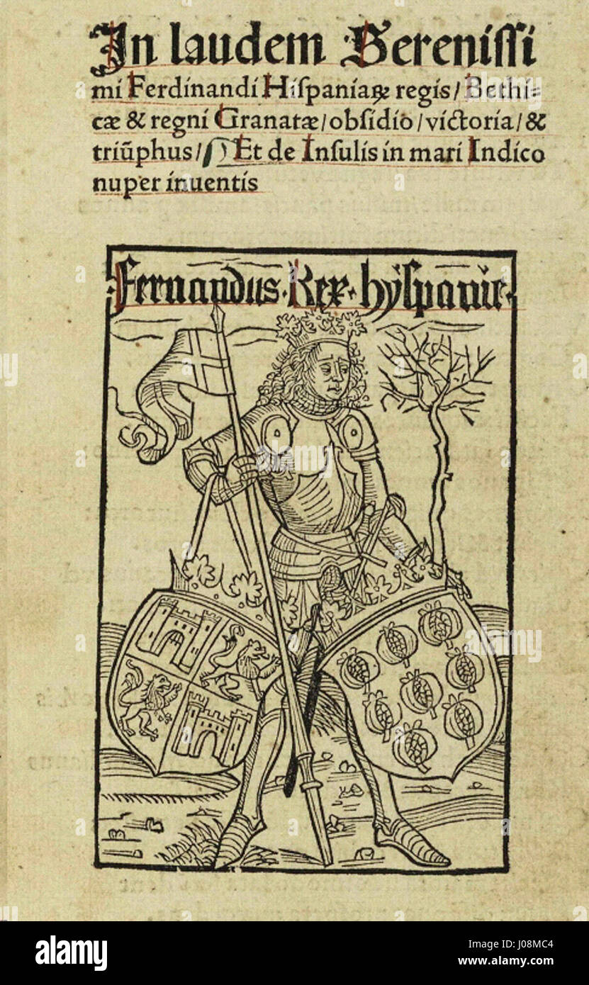 ‘Fernando II de Aragón tras la conquista del reino de Granada’ depicts ...