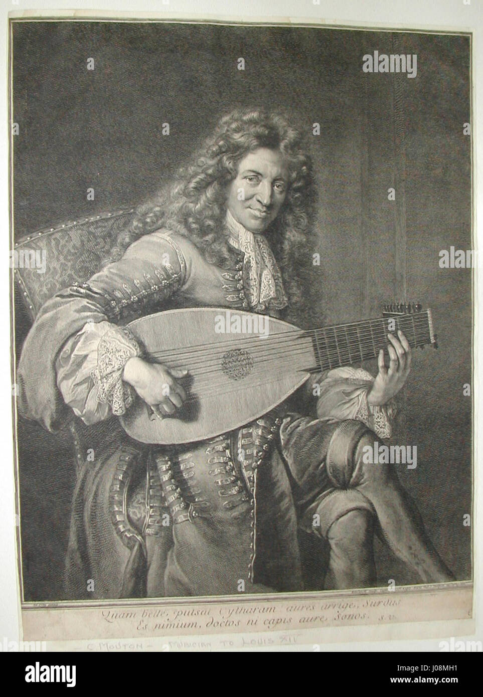 This engraving by Gérard Edelinck depicts the French nobleman Charles ...