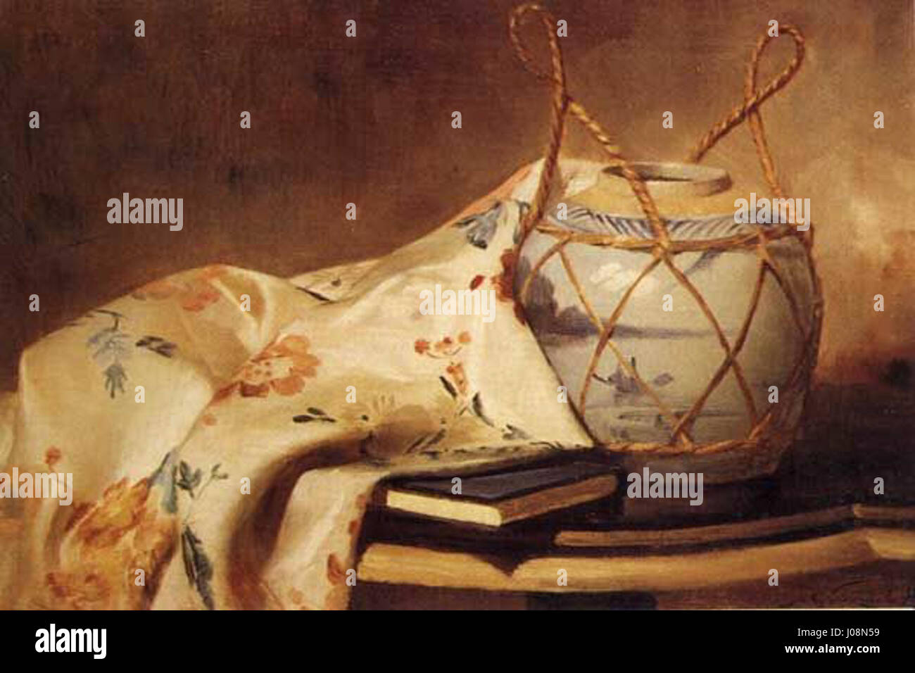 ‘Jarrón y manta sevillana’ (Vase and Sevillian Blanket) is a Spanish ...