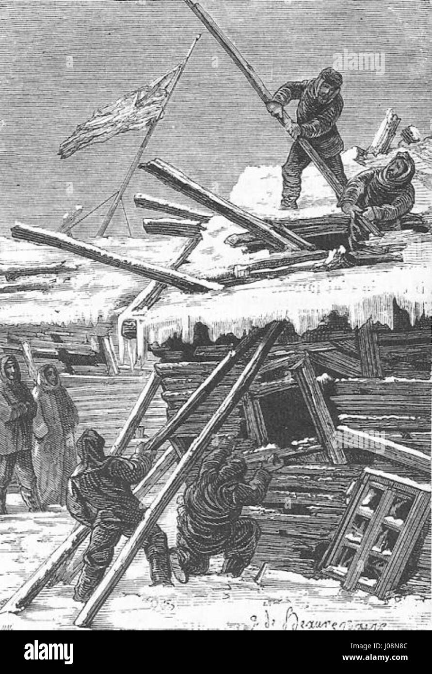 ‘The Fur Country’ by Férat and Beaurepaire is a painting that depicts ...