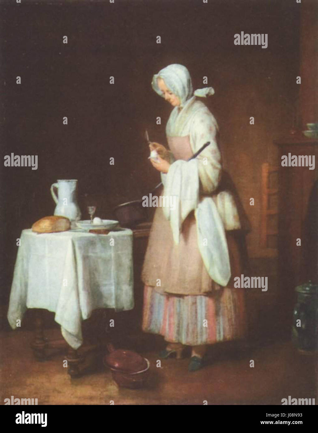 'Jean-Baptiste Siméon Chardin 014' highlights the renowned French ...
