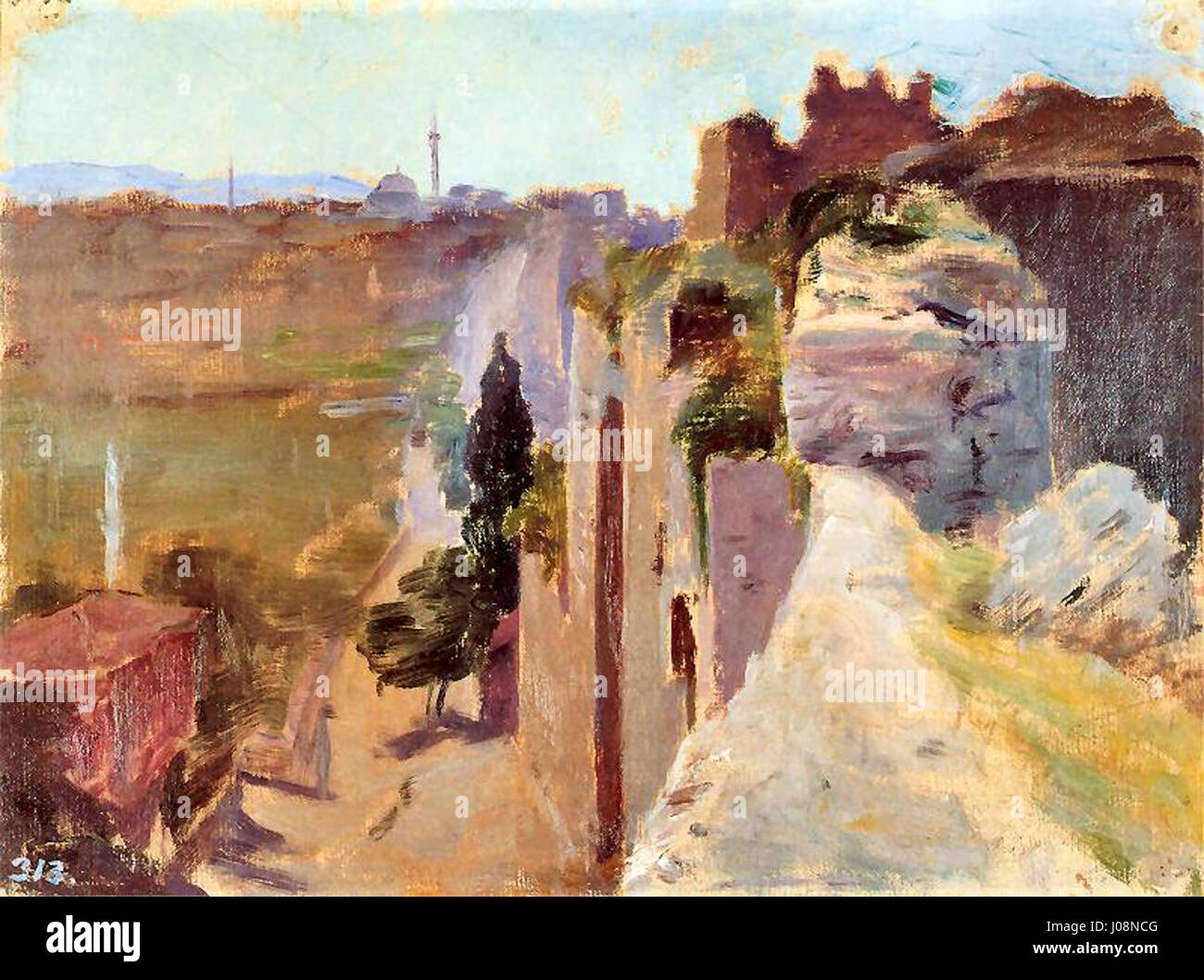 Jan Ciagliński’s 'Mur Justyniana' (The Wall of Justinian) depicts the ...