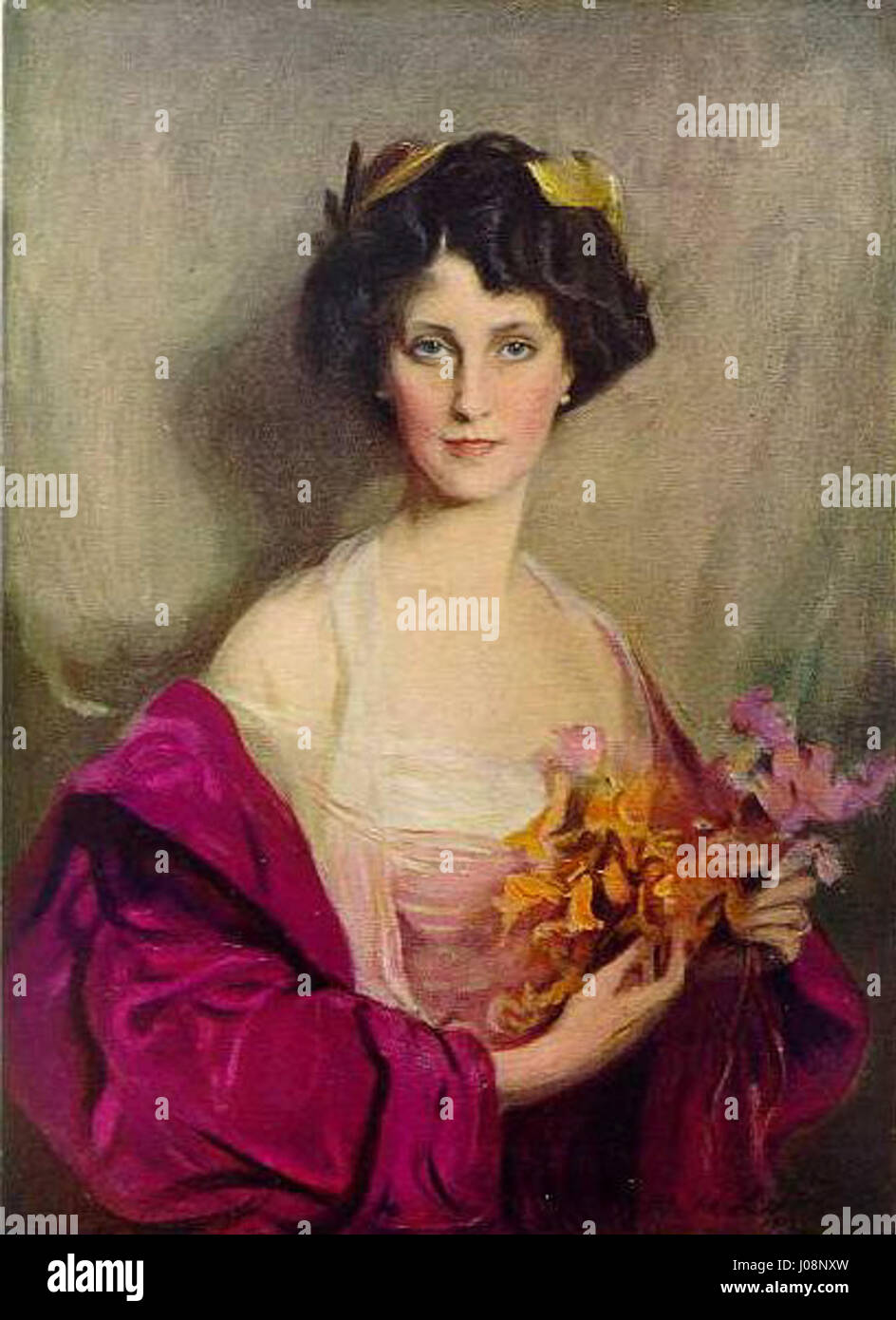 The portrait by Laszlo of Winifred Anna Cavendish-Bentinck, the 6th ...