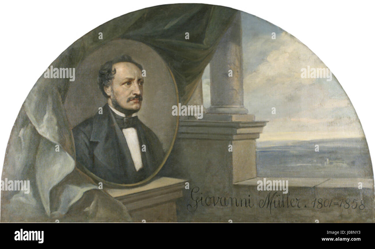 This portrait of Johannes Peter Müller, painted by Pasquale Baroni ...
