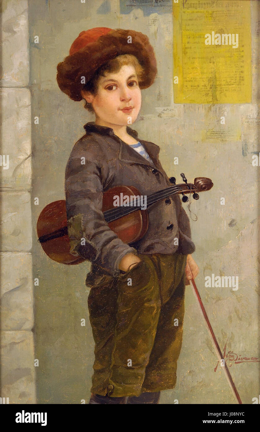 Josef Süss Jüdischer Fiedler is a painting by an unknown artist ...