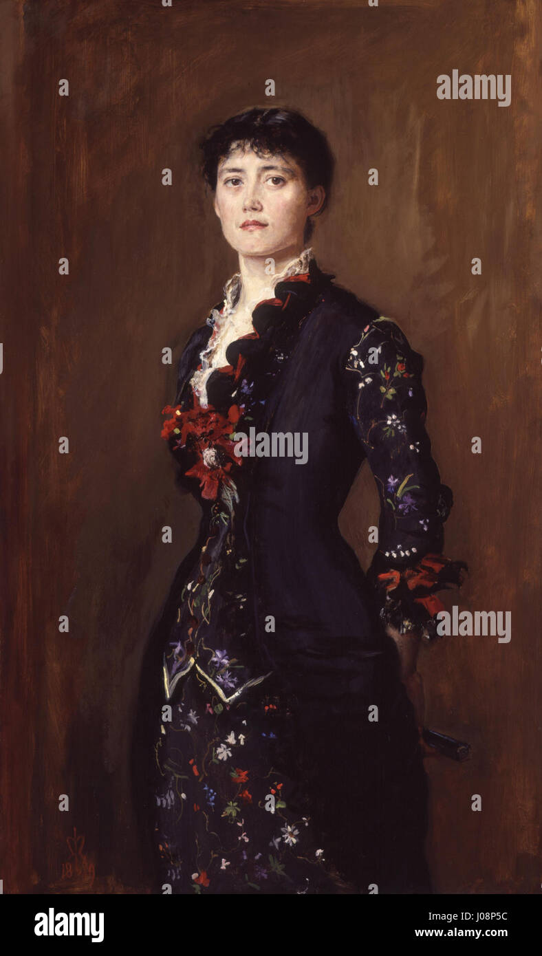 A portrait of Louise Jane Jopling by Sir John Everett Millais ...