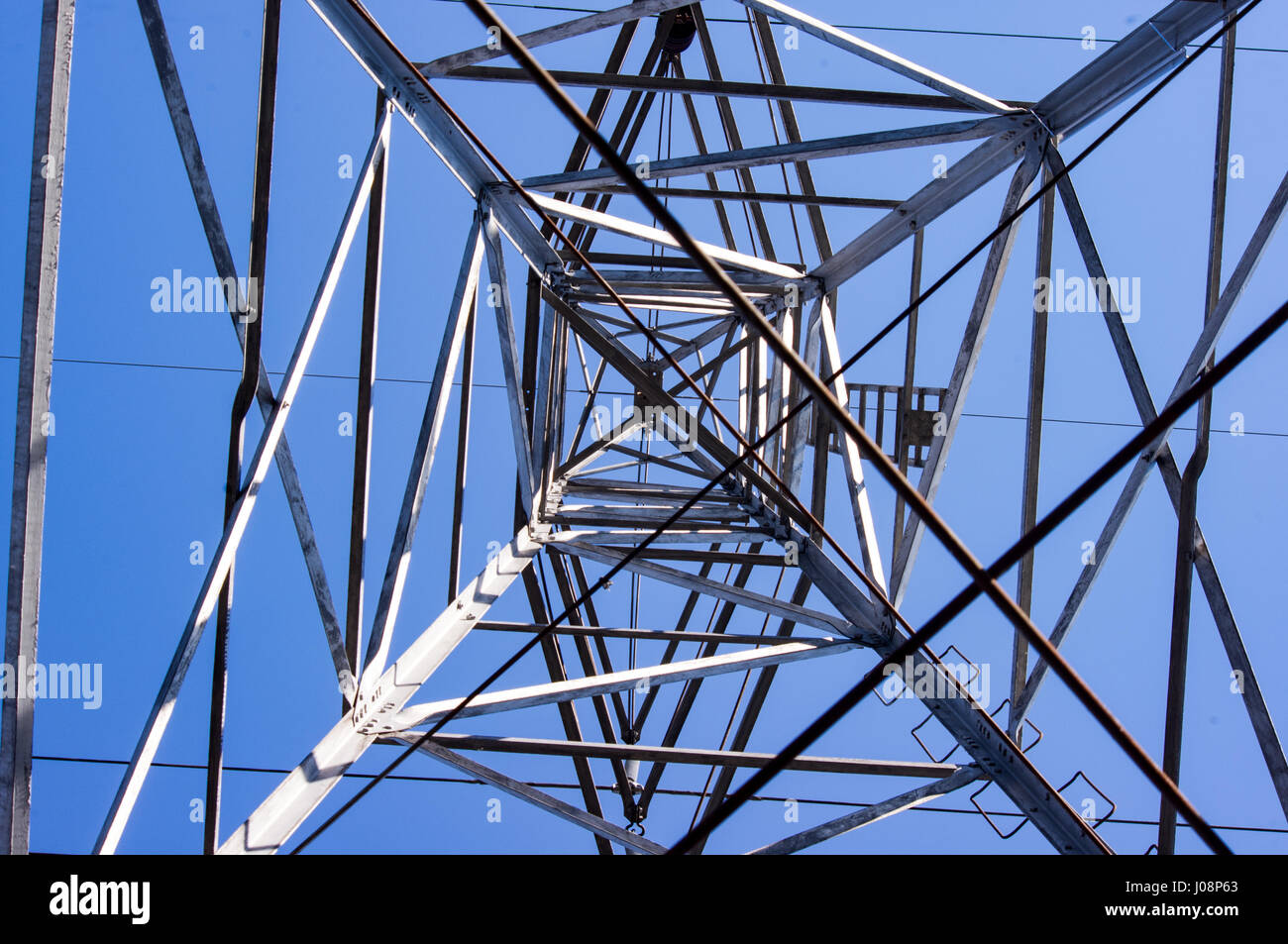 Powerline tower hi-res stock photography and images - Alamy