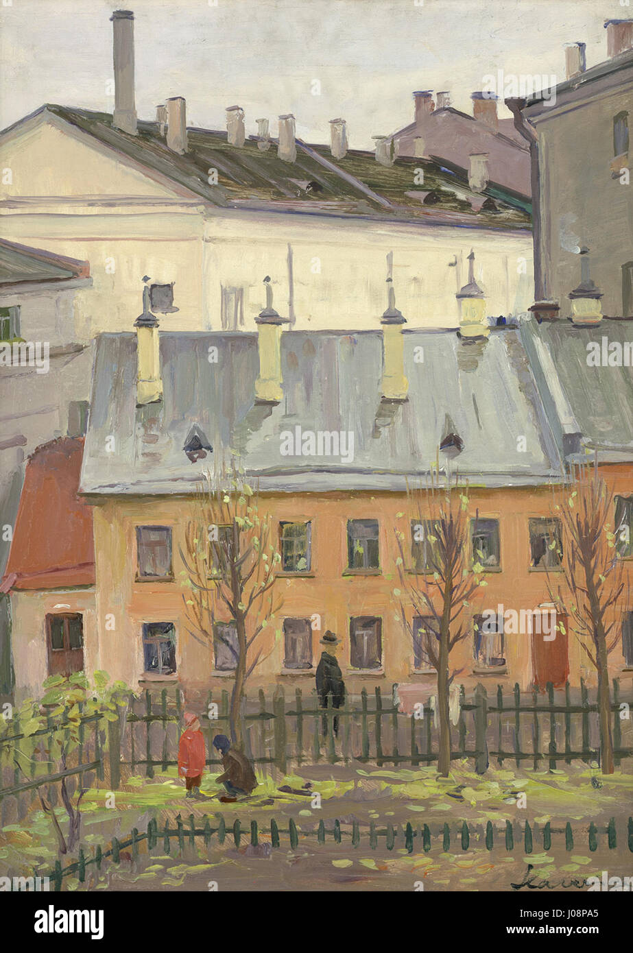 Maria Slavona’s painting 'Häuser am Montmartre' captures the iconic ...