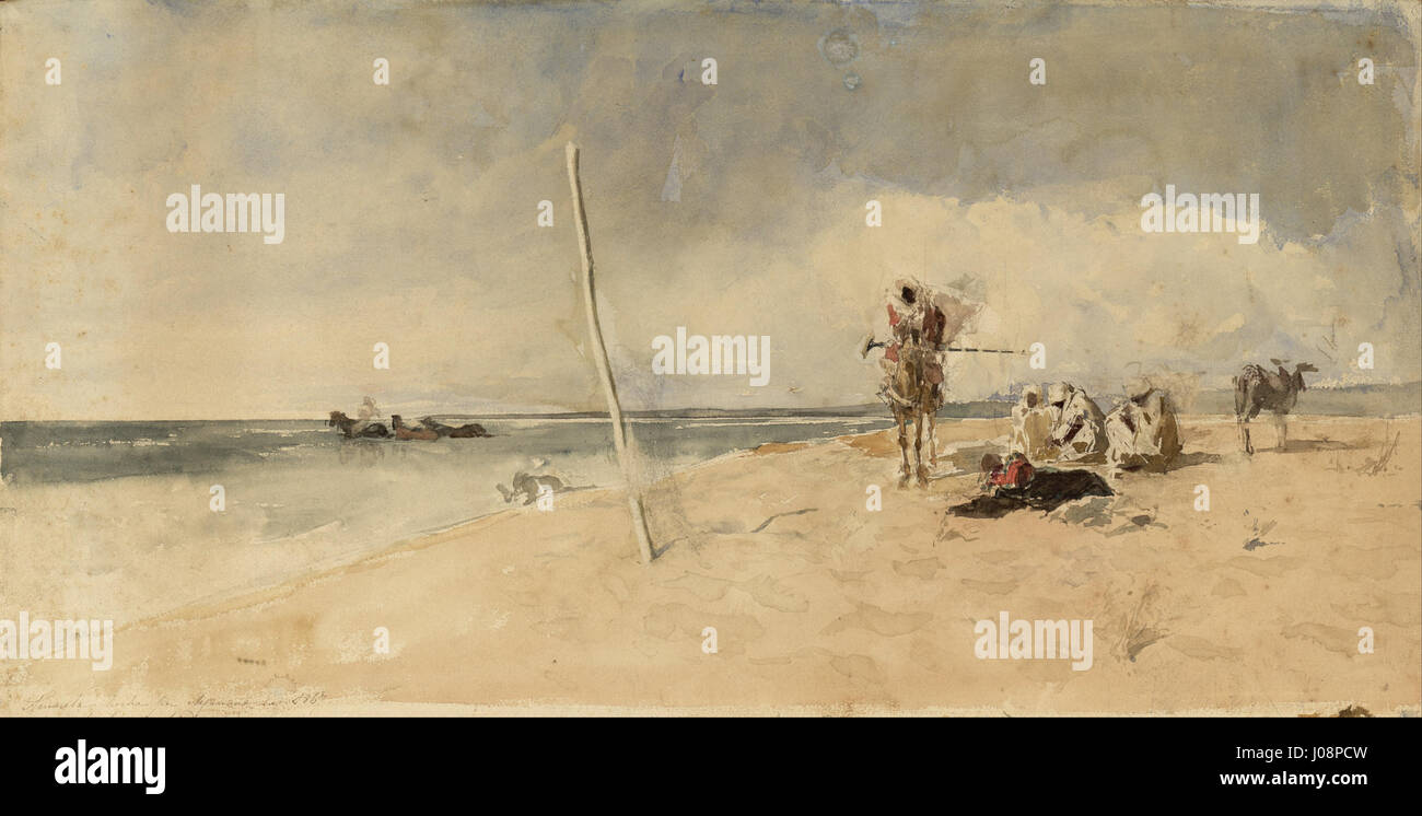 'African Beach' by Marià Fortuny captures the vibrant and dynamic ...